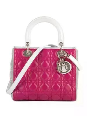 Dior Quilted Shoulder Bag - Pink