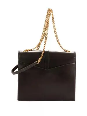 Saint Laurent Leather Logo Flap Bag