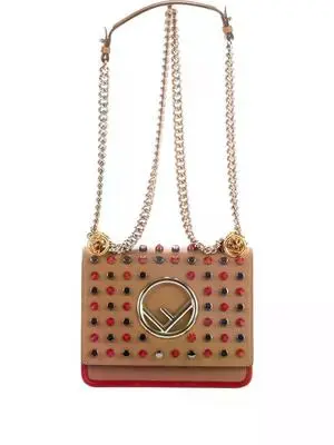 Fendi 2000 Studded Shoulder Bag