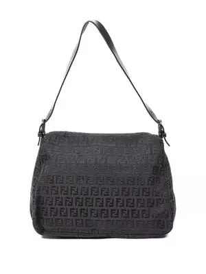 Fendi Mamma Baguette Shoulder Bag - Black