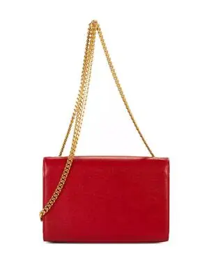 Saint Laurent Logo-plaque Chain-strap Shoulder Bag - Red