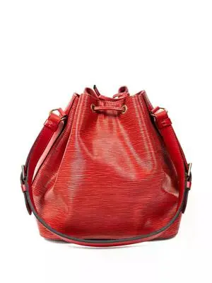 LOUIS VUITTON Monogram Bucket Bag - Red