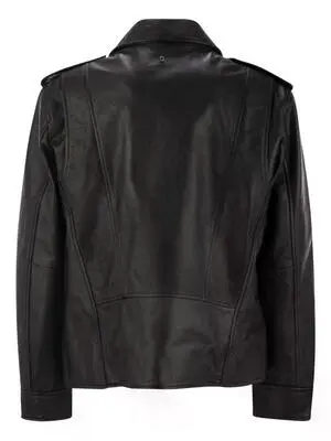 DONDUP Leather Biker Jacket