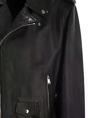DONDUP Leather Biker Jacket