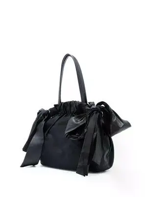 Prada Tessuto Logo Bow Satchel