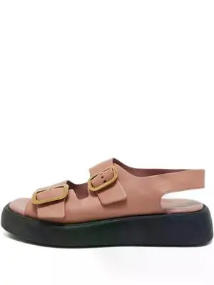 TOD'S Double-buckle Leather Sandals