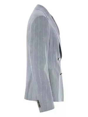Tagliatore Double-breasted Striped Blazer