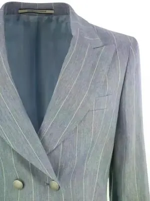 Tagliatore Double-breasted Striped Blazer
