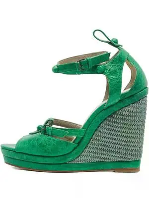 Balenciaga Studded Wedge Sandals