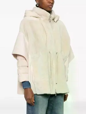 MOORER Zip-fastening Hooded Coat