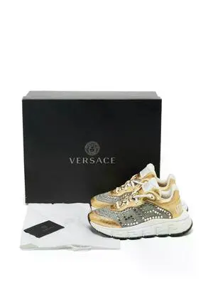 Versace Trigreca Leather Sneakers