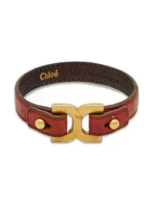 Chloé Leather Hardware Bracelet