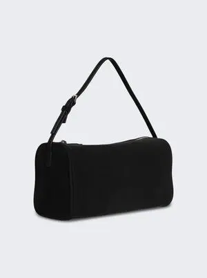 THE ROW 90's Nubuck Top Handle Bag - Black