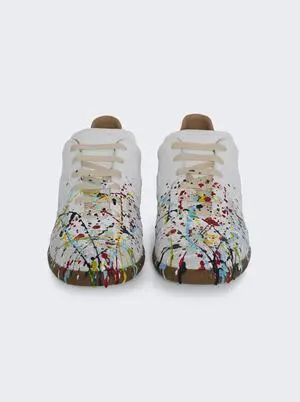MAISON MARGIELA Paint Replica Sneakers - White