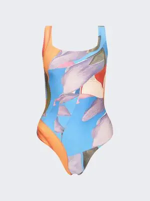 DONDE ESTEBAN Palenque Flores Printed One-piece Swimsuit - Multicolor