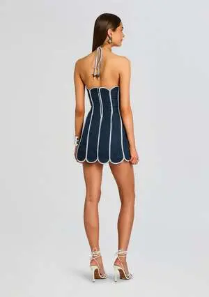 Azulu Lenny Mini Dress - Navy