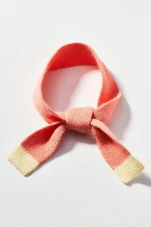 Anthropologie Cozy Knit Hair Scarf - Pink