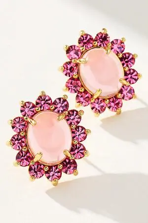 Loren Hope Georgie Stud Earrings Pink