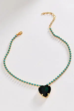 THE PINK REEF Ocean Necklace - Green