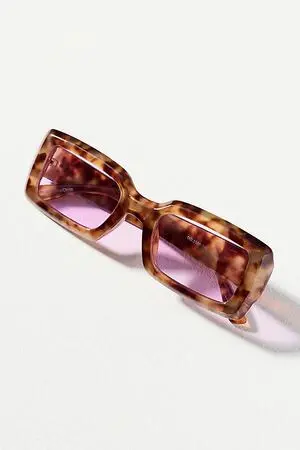 EYEKING Rectangle Tortoiseshell Sunglasses