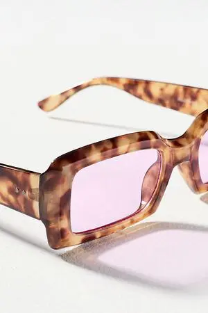 EYEKING Rectangle Tortoiseshell Sunglasses