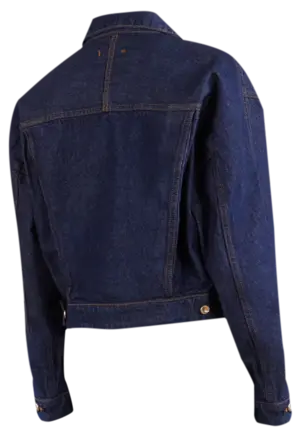 Ossou Sway Denim Trucker Jacket - Blue