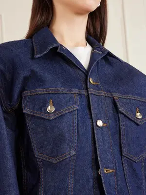 Ossou Sway Denim Trucker Jacket - Blue