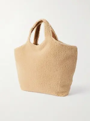 Saint Laurent Icare Maxi Shearling Tote - Neutrals