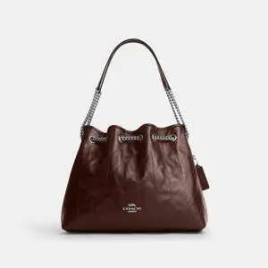 COACH OUTLET Coach Evelyn Quilted Shoulder Bag - Silver/maple