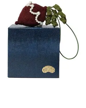 GOHAR WORLD Crochet Bag Charm Beet