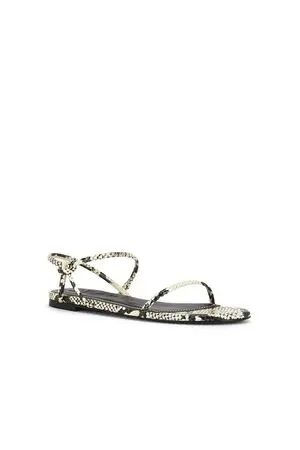 Staud Laurel Slingback Sandals - White Snake