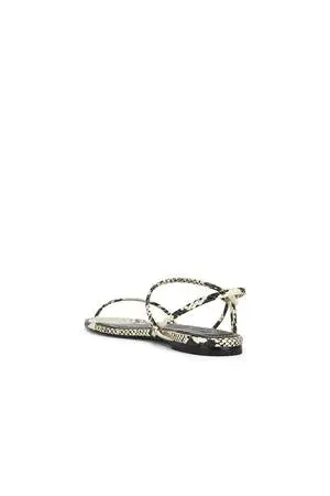 Staud Laurel Slingback Sandals - White Snake