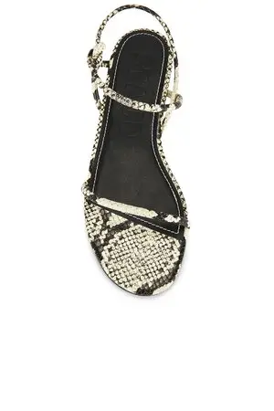 Staud Laurel Slingback Sandals - White Snake