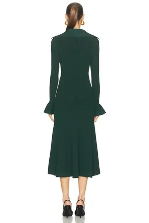SELF-PORTRAIT Keyhole Midi Dress