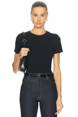 American Vintage Sonoma T-shirt In White - Noir