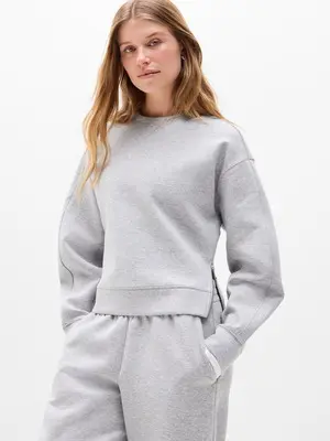 Athleta Form Knit Crew Neck Sweatshirt - Grey