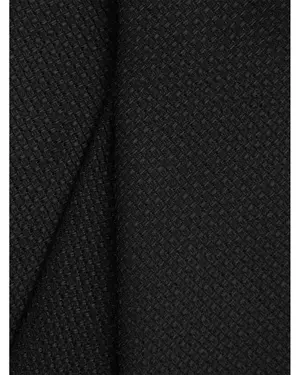 REISS Ceremony Textured Tie - Black
