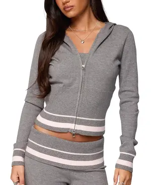 Edikted Zip Up Sweatshirts Hoodies For Women