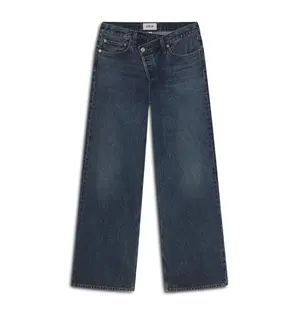 AGOLDE Arc High Rise Straight Crisscross Jeans - Form