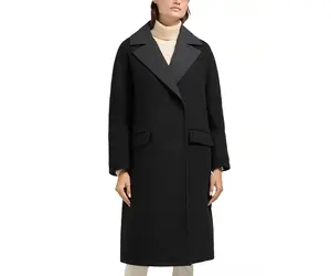 Moose Knuckles Lafleur Wool Blend Long Wrap Coat