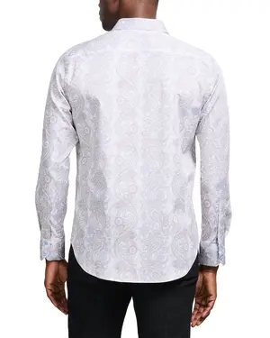 Robert Graham Auberry Printed Long Sleeve Button Front Shirt