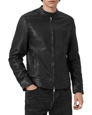 ALLSAINTS Holt Leather Jacket