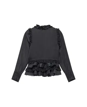 Mint Velvet Ruffle Detail Blouse