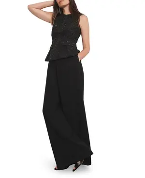 Mint Velvet Embellished Backless Waistcoat