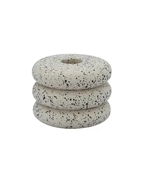 TOV FURNITURE Gabby Speckled Stacked Candleholder