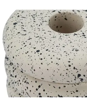 TOV FURNITURE Gabby Speckled Stacked Candleholder