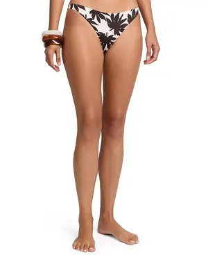 Onia Cora Bikini Bottom - Egret/espresso