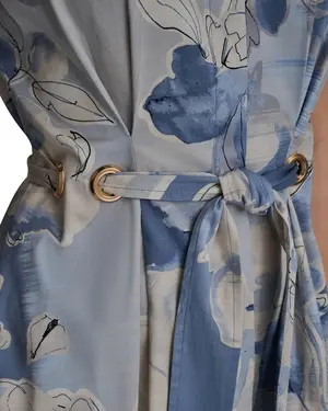 Donna Karan New York Floral Print Shirtdress