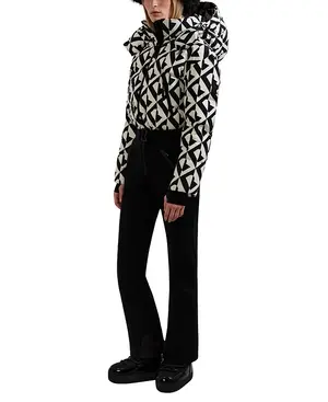Rudsak Dinara One-piece Puffer Ski Suit - Vanilla Monogram