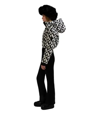 Rudsak Dinara One-piece Puffer Ski Suit - Vanilla Monogram